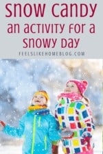 How to Make Maple Syrup Snow Candy - Fun in the Snow