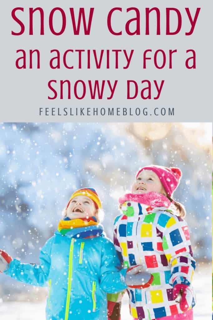 How to Make Maple Syrup Snow Candy - Fun in the Snow