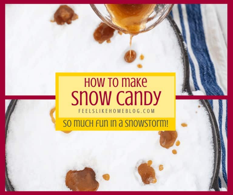 How to Make Maple Syrup Snow Candy - A Fun Thing to Do in the Snow
