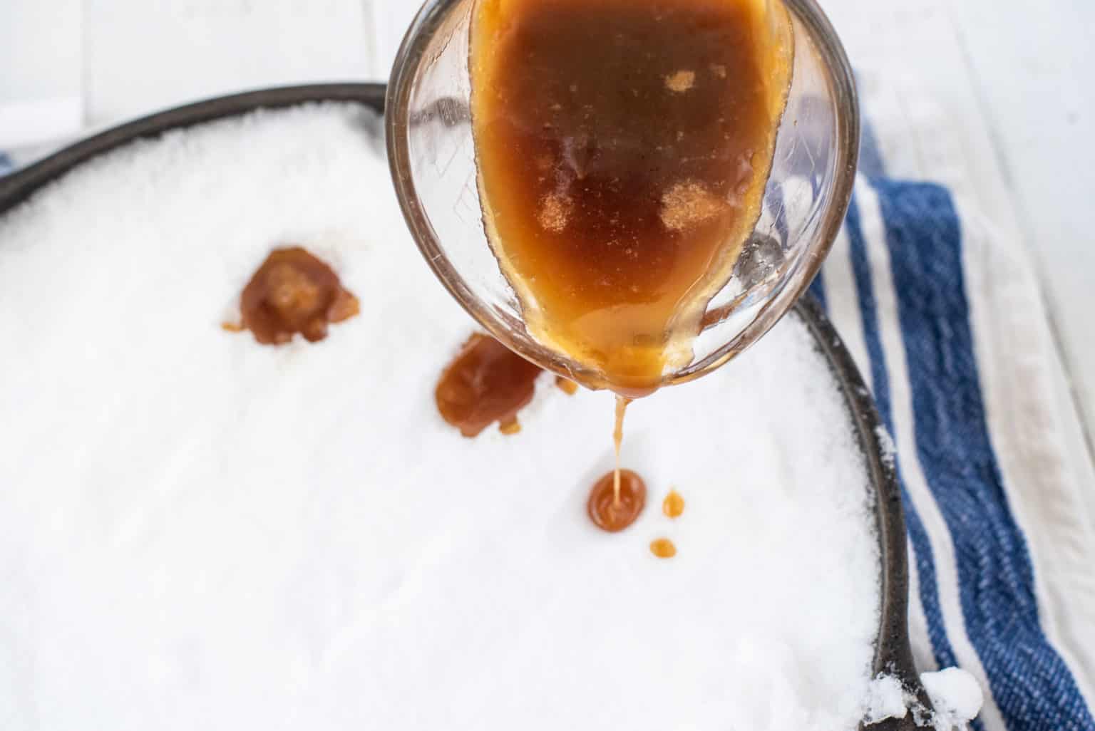 How to Make Maple Syrup Snow Candy - Fun in the Snow