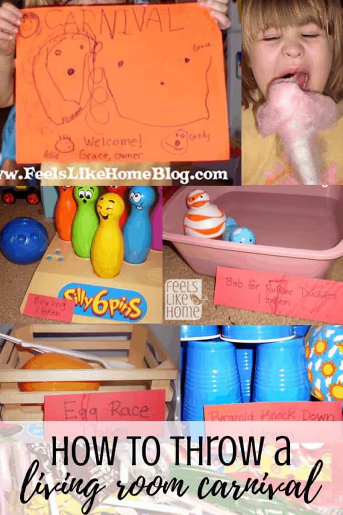 How to Host an Indoor Carnival for Your Family - Feels Like Home™