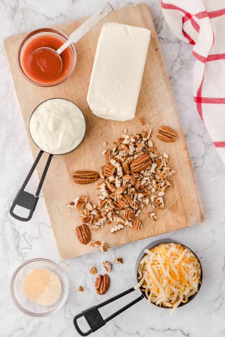 Buffalo Blue Cheese Cheese Ball Recipe | Feels Like Home™