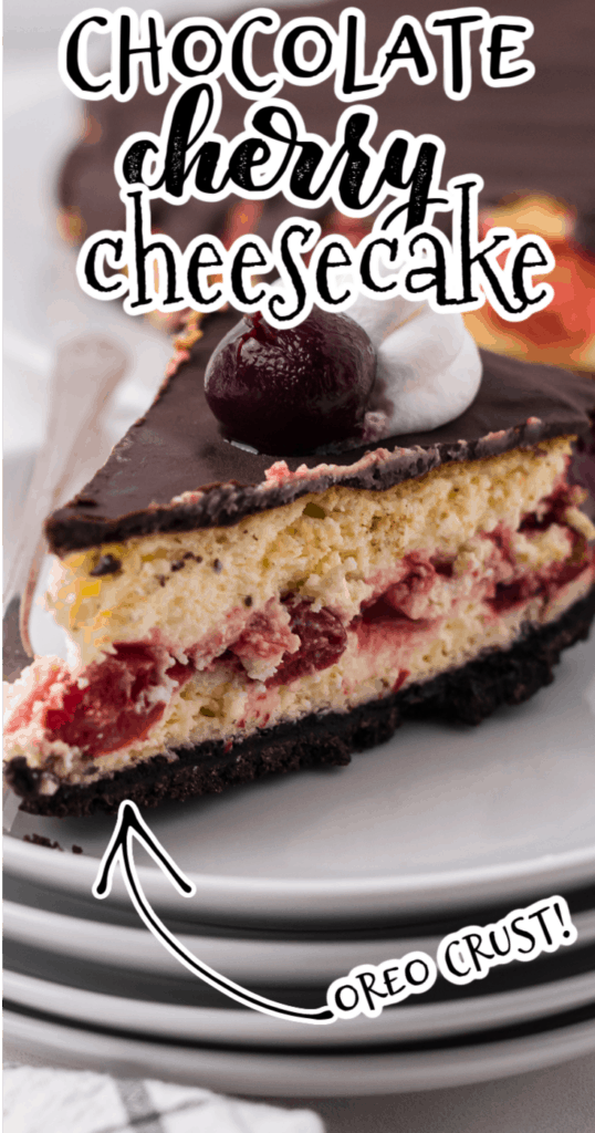 Chocolate Cherry Cheesecake Recipe - Feels Like Home™