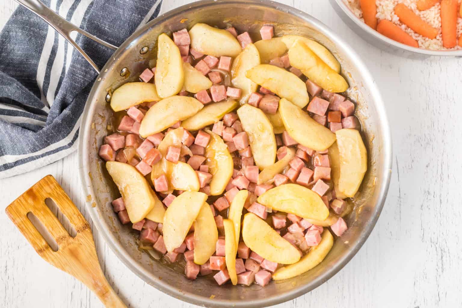 Leftover Ham and Rice with Apples - Feels Like Home™