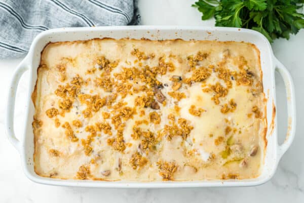 Creamy Swiss Cheese Chicken with Mushrooms - Feels Like Home™
