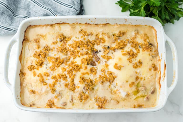 Creamy Swiss Cheese Chicken with Mushrooms - Feels Like Home™