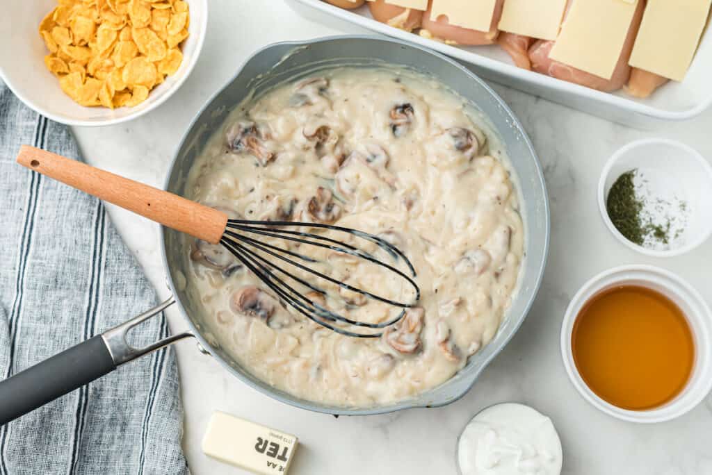Creamy Swiss Cheese Chicken with Mushrooms - Feels Like Home™