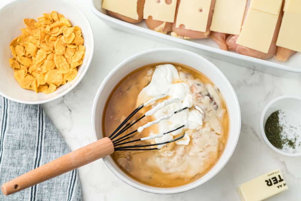 Creamy Swiss Cheese Chicken with Mushrooms - Feels Like Home™