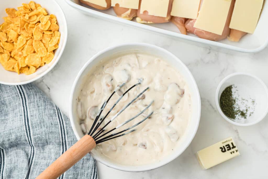 Creamy Swiss Cheese Chicken with Mushrooms - Feels Like Home™