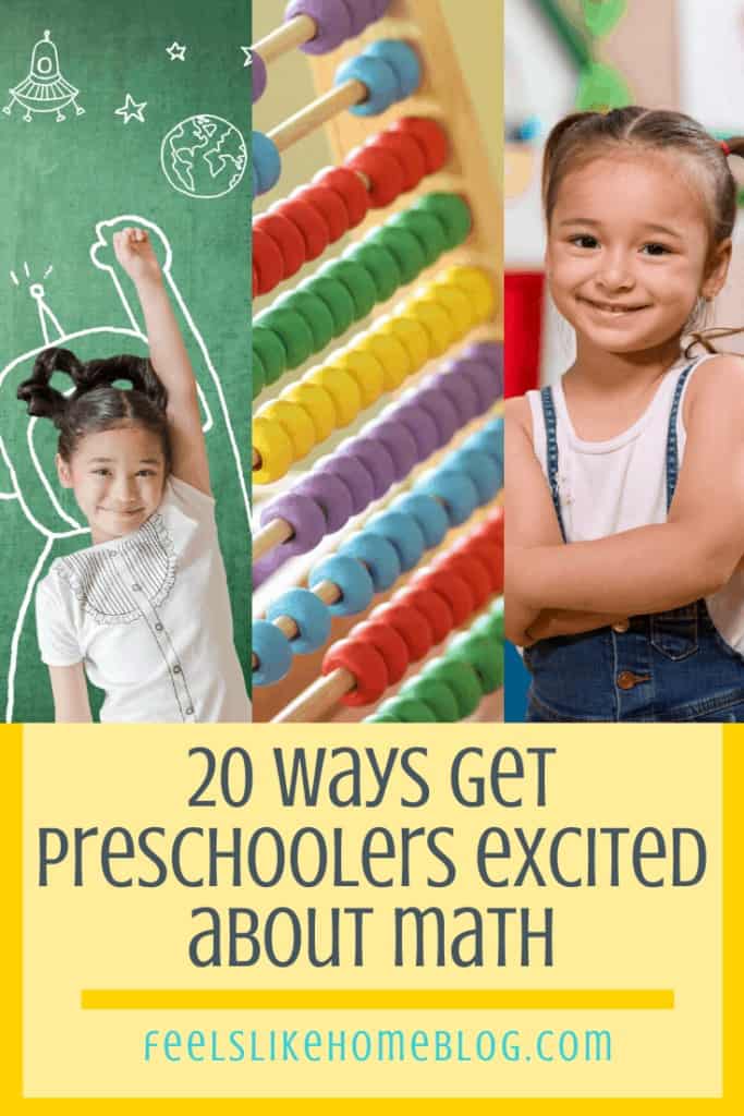 20 Ways to Get Preschoolers Excited About Math - Feels Like Home™