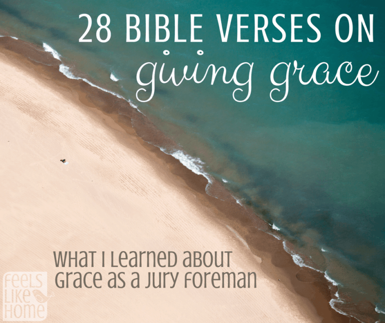 28 Bible Verses about Giving Grace to Others - Feels Like Home™
