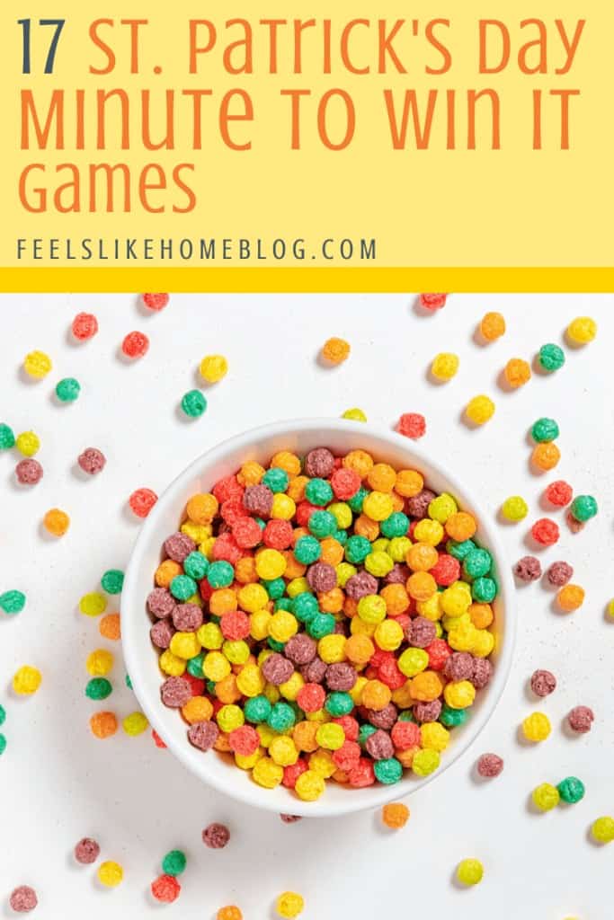 17 St. Patrick's Day Minute to Win It Games for Kids and Families