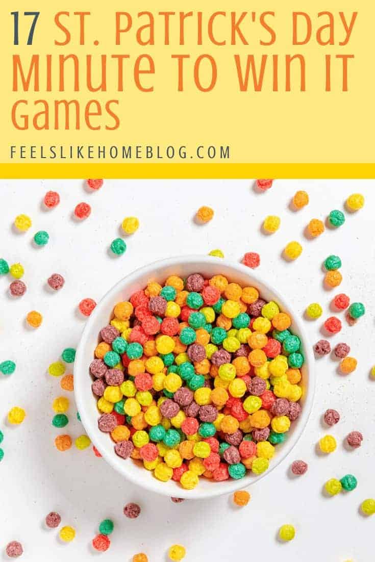 17 St. Patrick's Day Minute to Win It Games for Kids and Families