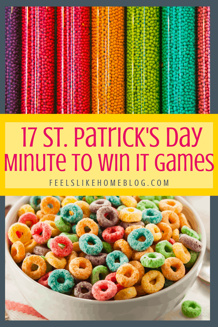 17 St. Patrick's Day Minute to Win It Games for Kids and Families