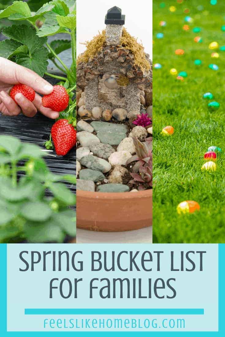 Spring Bucket List for Kids - Free Family Fun Printable - Feels Like Home™