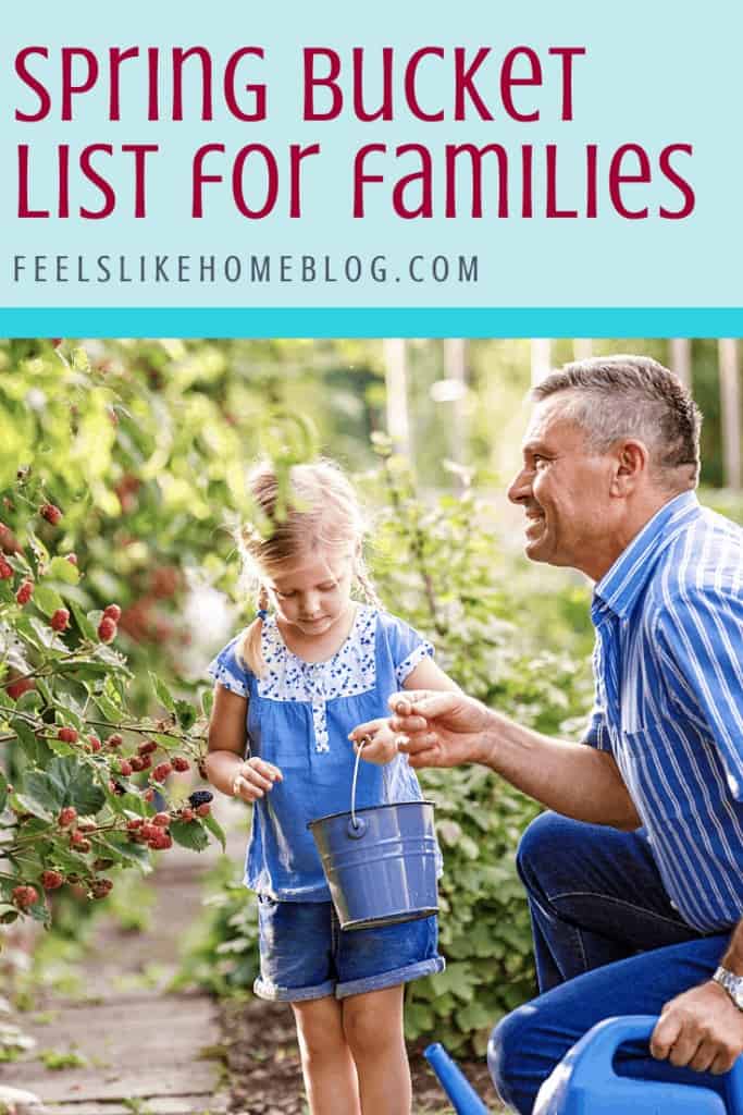 Spring Bucket List for Kids - Free Family Fun Printable - Feels Like Home™