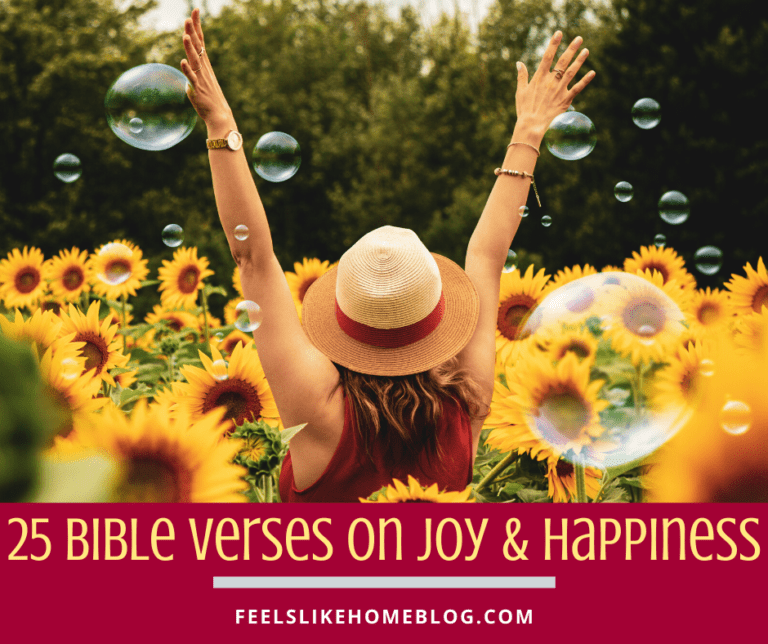 25 Bible Verses on Joy & Happiness - Feels Like Home™