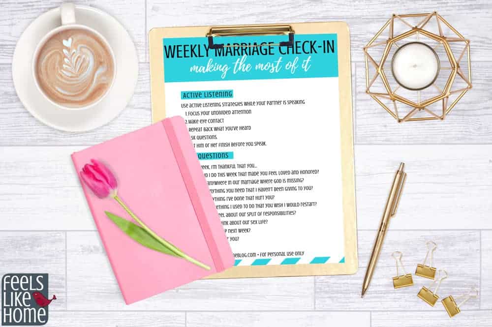 Free Printable Check In Questions For Married Couples