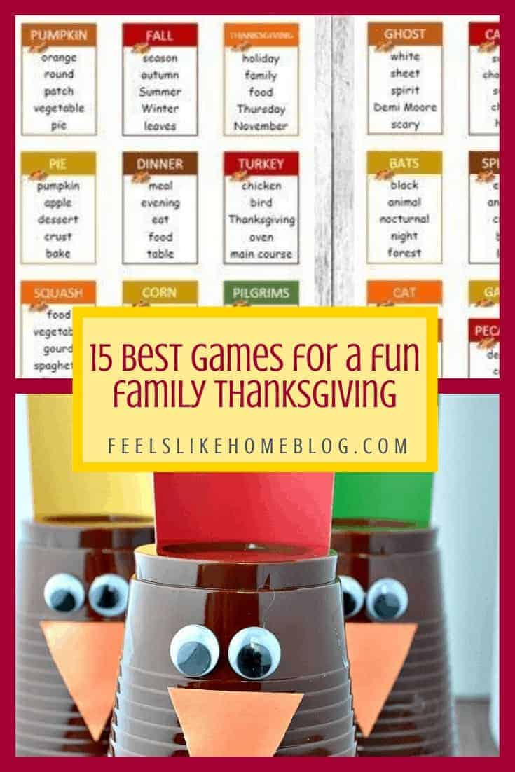 15 Awesome Thanksgiving Games for the Whole Family - Feels Like Home™