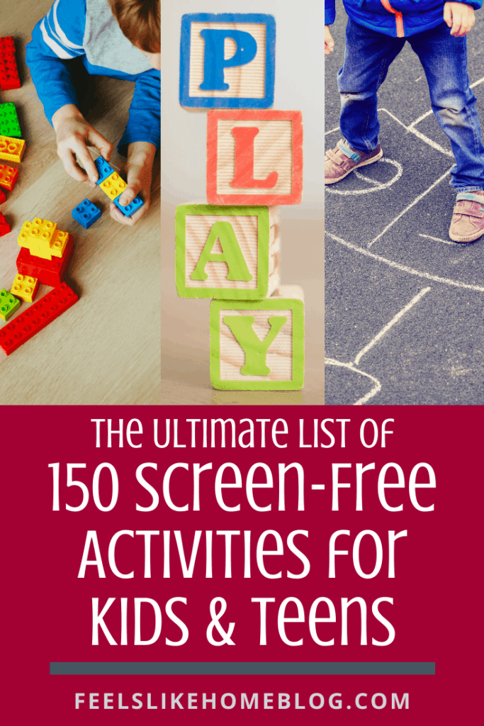 The Ultimate List of 150 Screen-Free Summer Activities for Kids & Teens