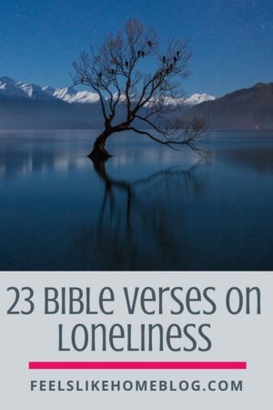 23 Bible Verses on Loneliness - Feels Like Home™