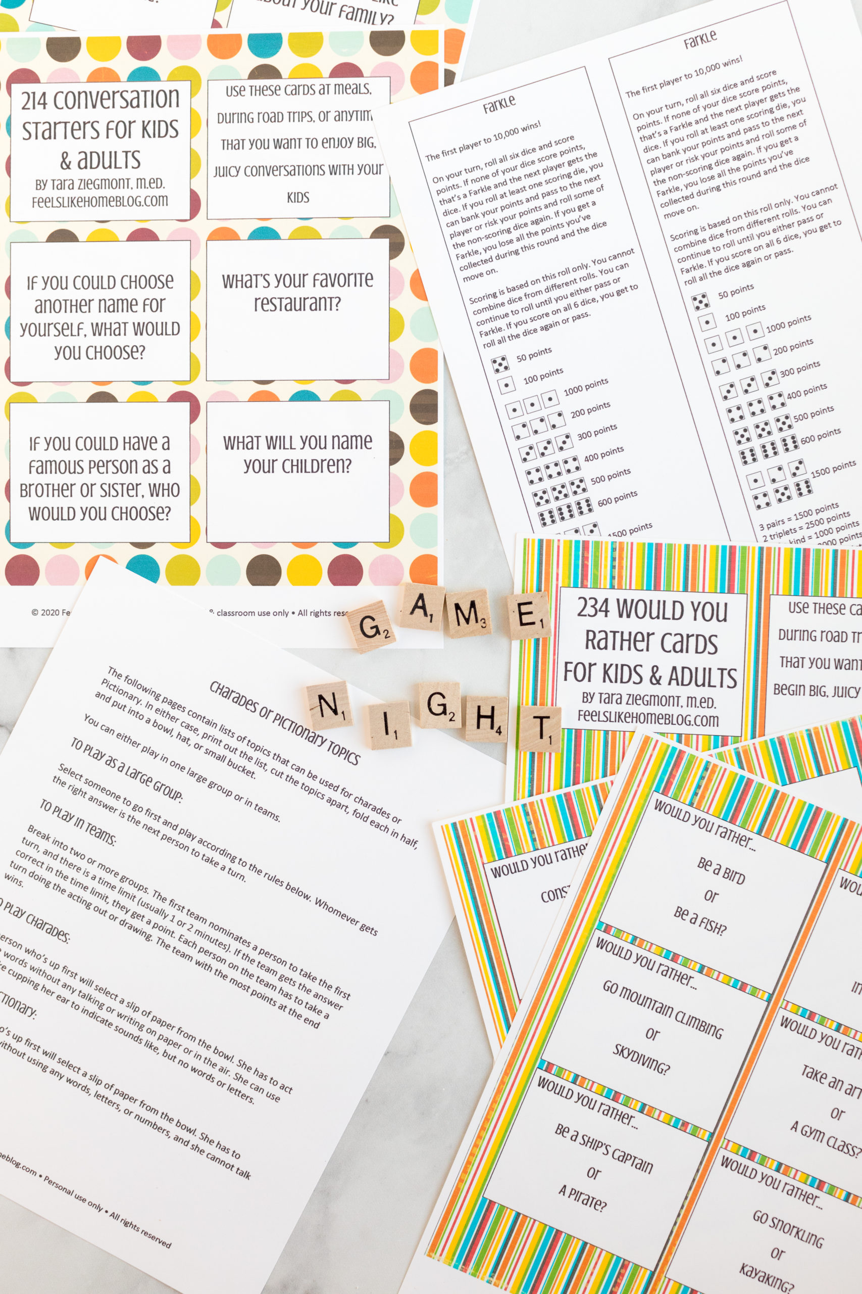 Family Time Resource Pack – Feels Like Home Blog