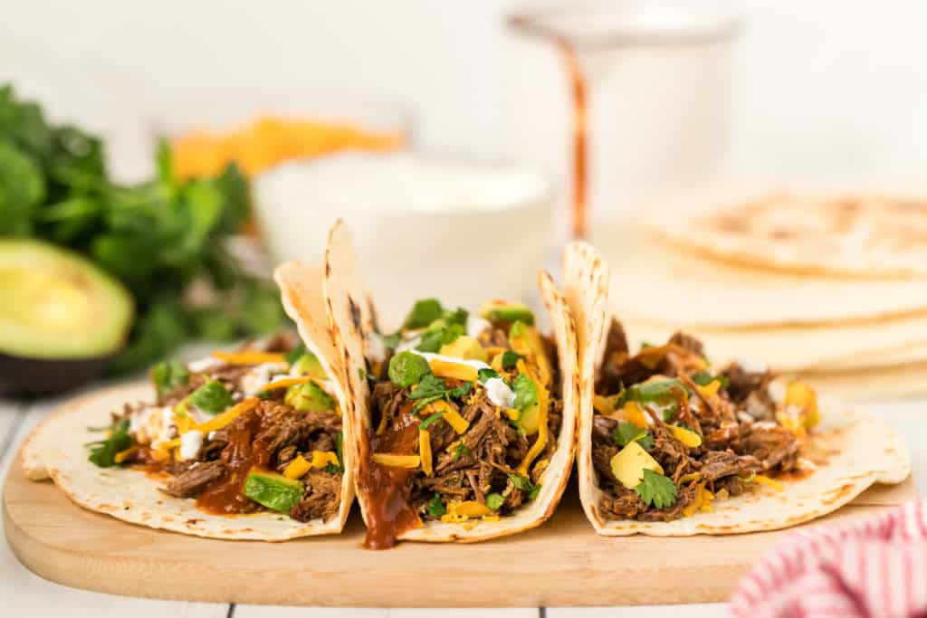 Easy Shredded Beef Tacos in the Instant Pot - Feels Like Home™
