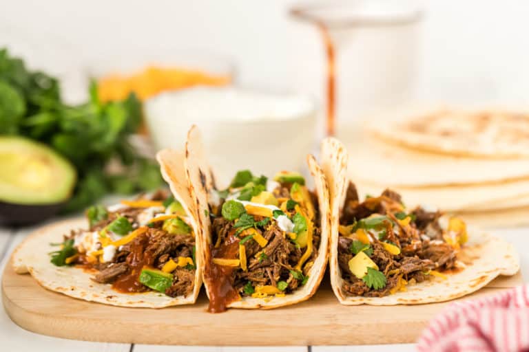 Easy Shredded Beef Tacos in the Instant Pot - Feels Like Home™