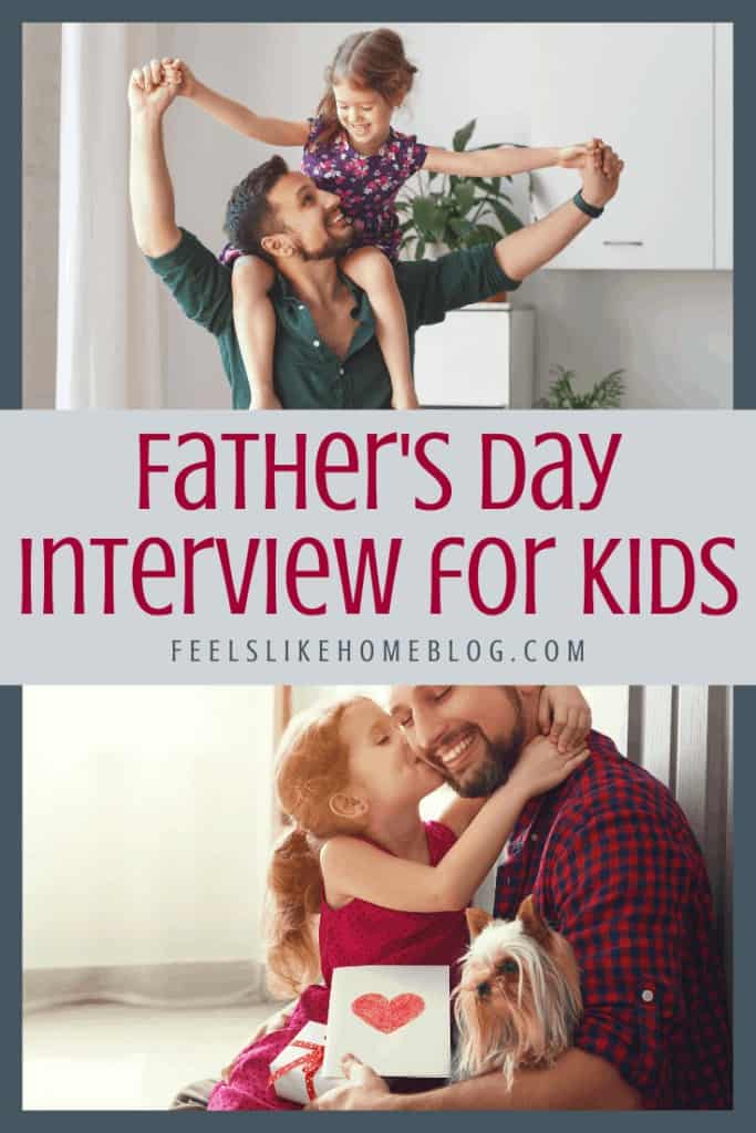 All About My Dad - Father's Day Interview for Kids