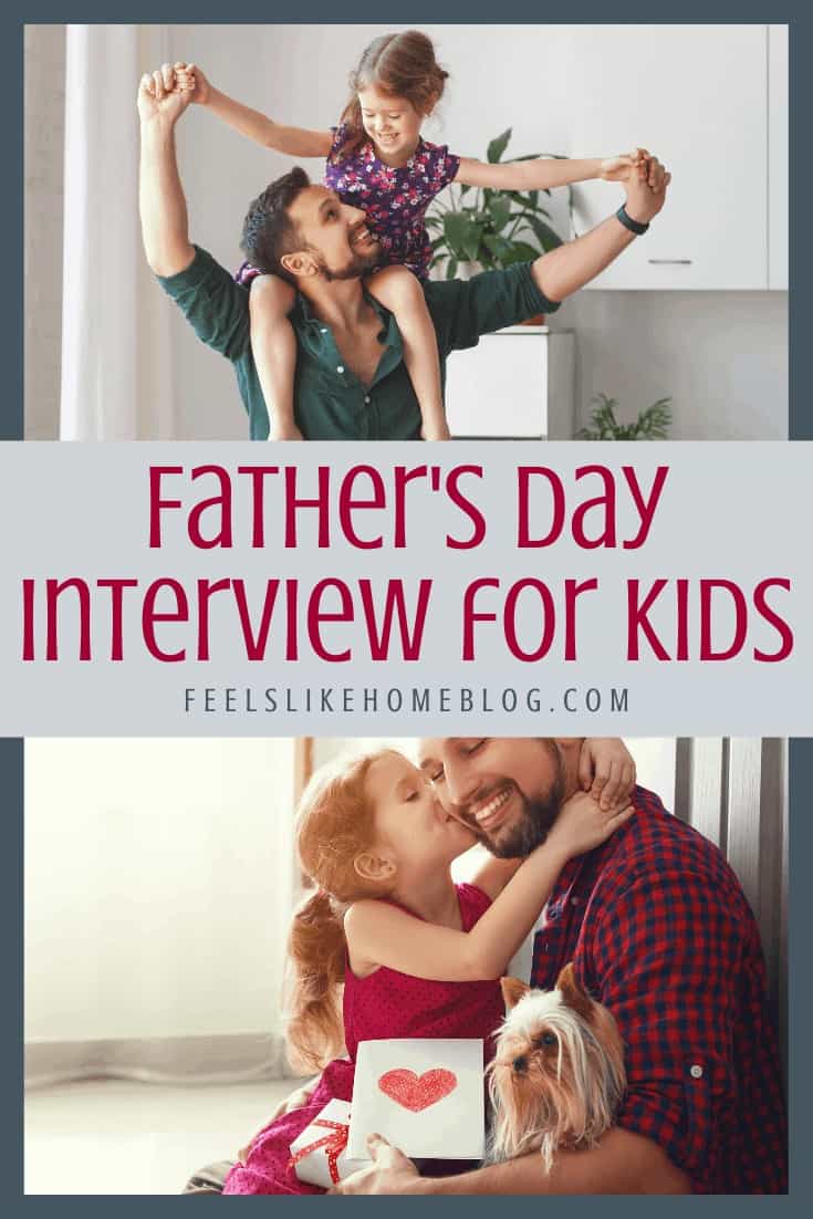 All About My Dad - Father's Day Interview for Kids