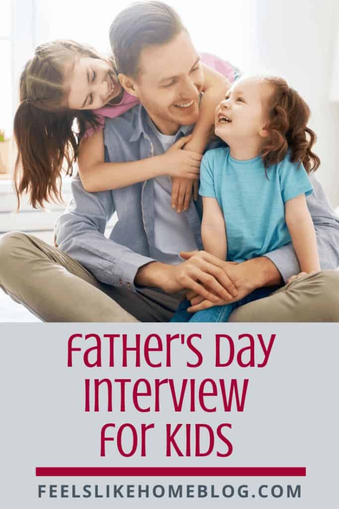 All About My Dad - Father's Day Interview for Kids