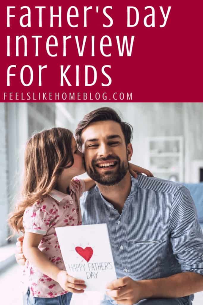 All About My Dad - Father's Day Interview for Kids