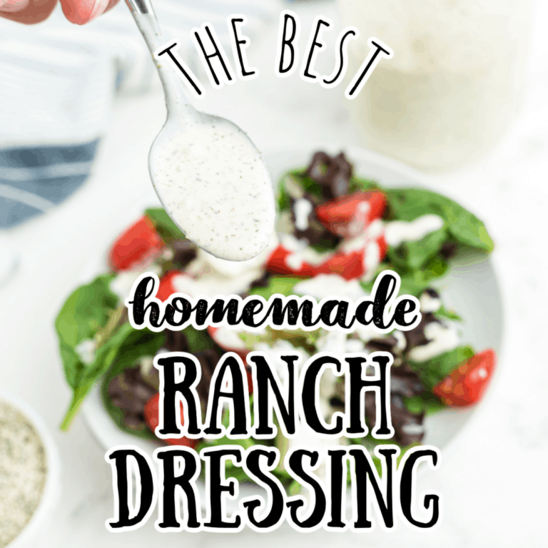 The Best Homemade Ranch Dressing - Feels Like Home™