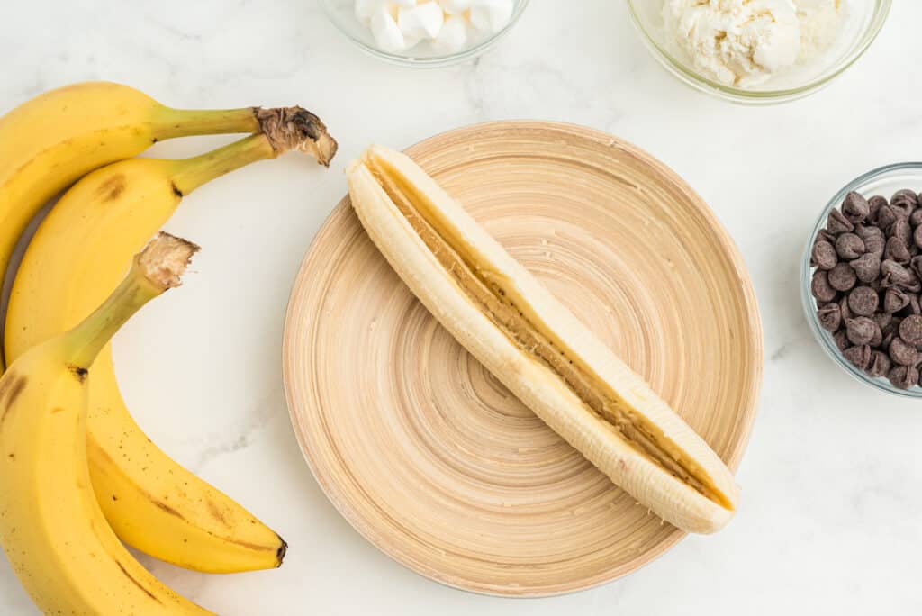 Microwave Campfire Banana Boats Sundaes - Feels Like Home™