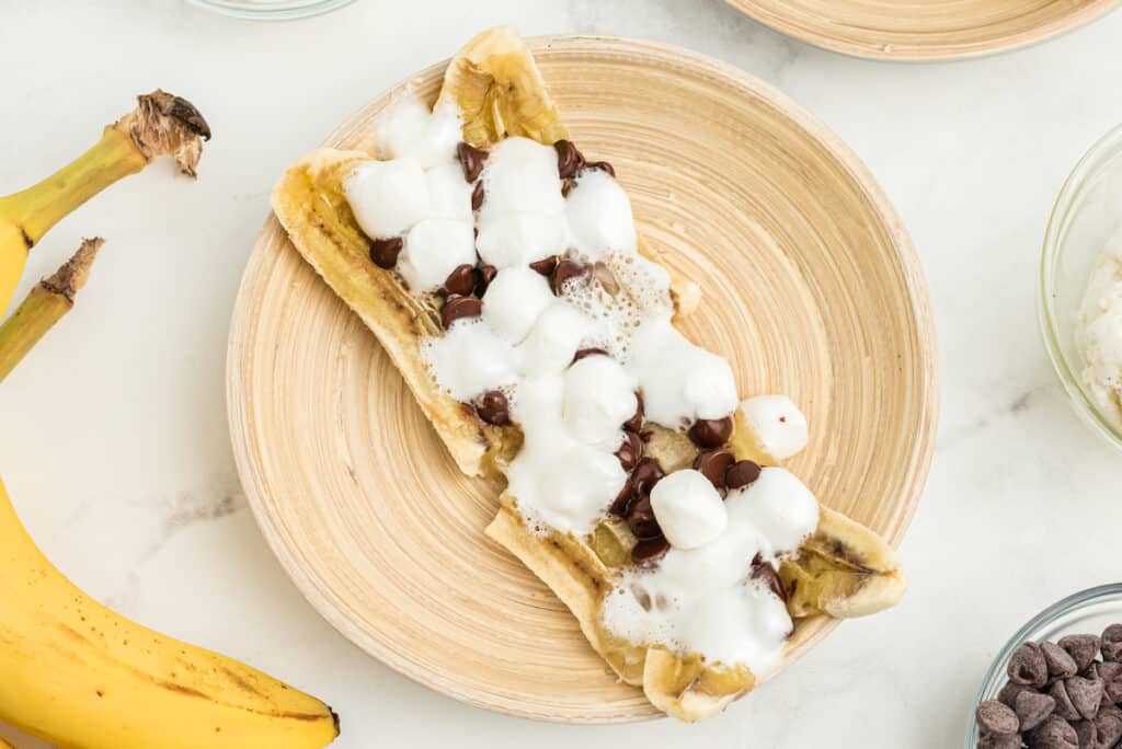 Microwave Campfire Banana Boats Sundaes - Feels Like Home™