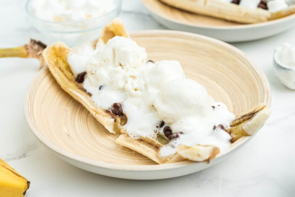 Microwave Campfire Banana Boats Sundaes - Feels Like Home™