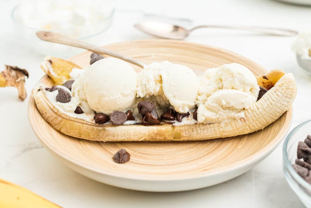 Microwave Campfire Banana Boats Sundaes - Feels Like Home™