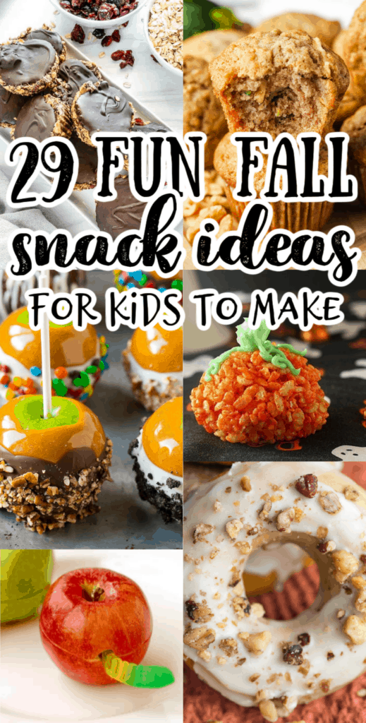 29 Fun Fall Snack Ideas for Kids to Make - Feels Like Home™
