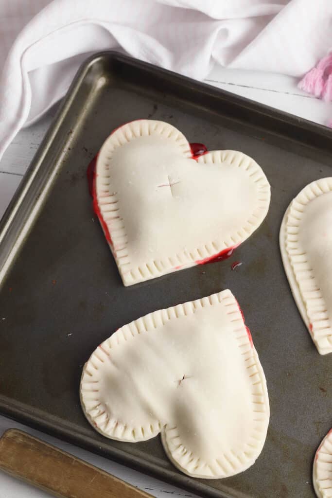 How to Make a Heart Shaped Cherry Hand Pies for Valentine's Day