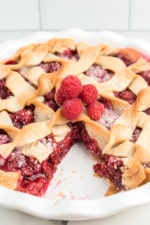 How to Make a Perfect Homemade Raspberry Pie - Feels Like Home™