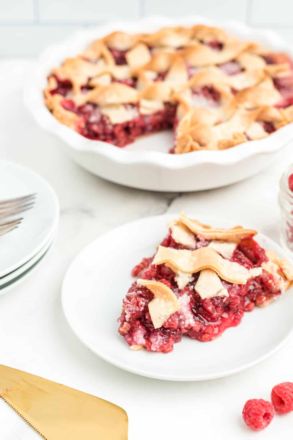 How to Make a Perfect Homemade Raspberry Pie - Feels Like Home™