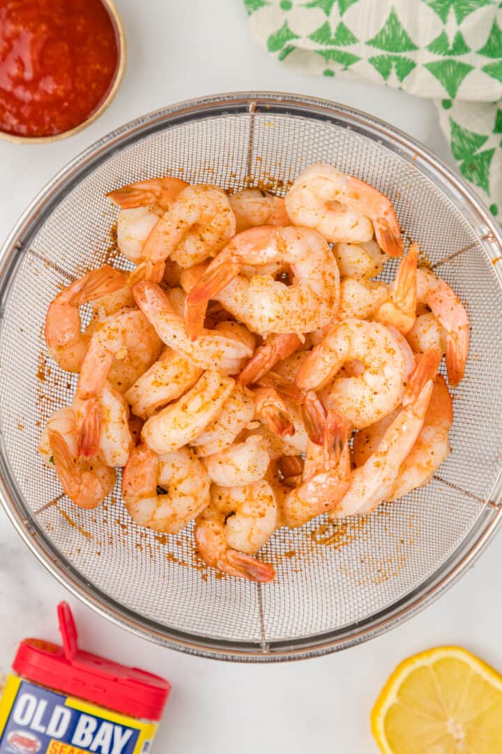 Traditional Old Bay Steamed Shrimp Recipe - Peel & Eat Shrimp