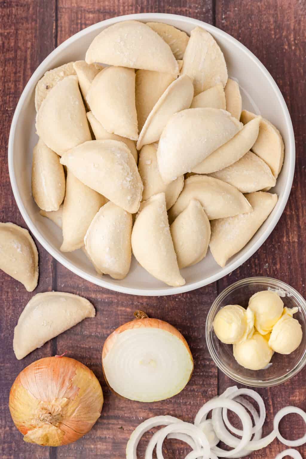 How to Make Frozen Pierogies with Butter and Onions