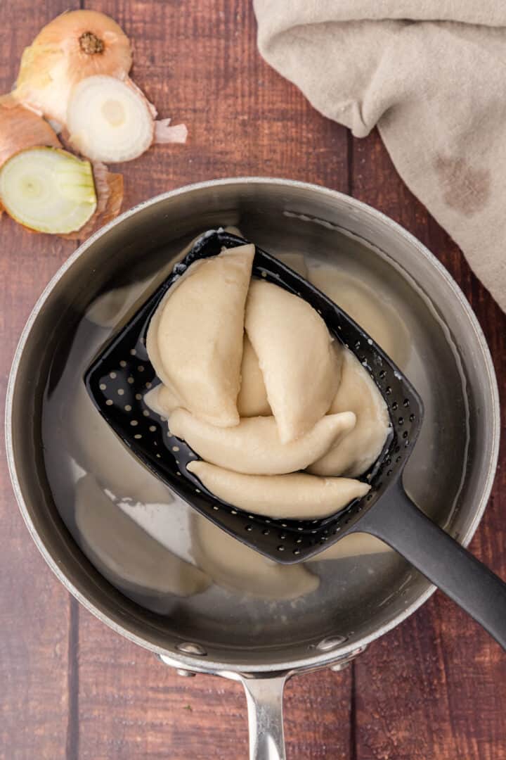 How to Make Frozen Pierogies with Butter and Onions