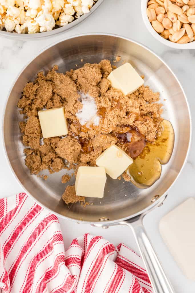 Copycat Cracker Jacks - Homemade Caramel Corn with Peanuts