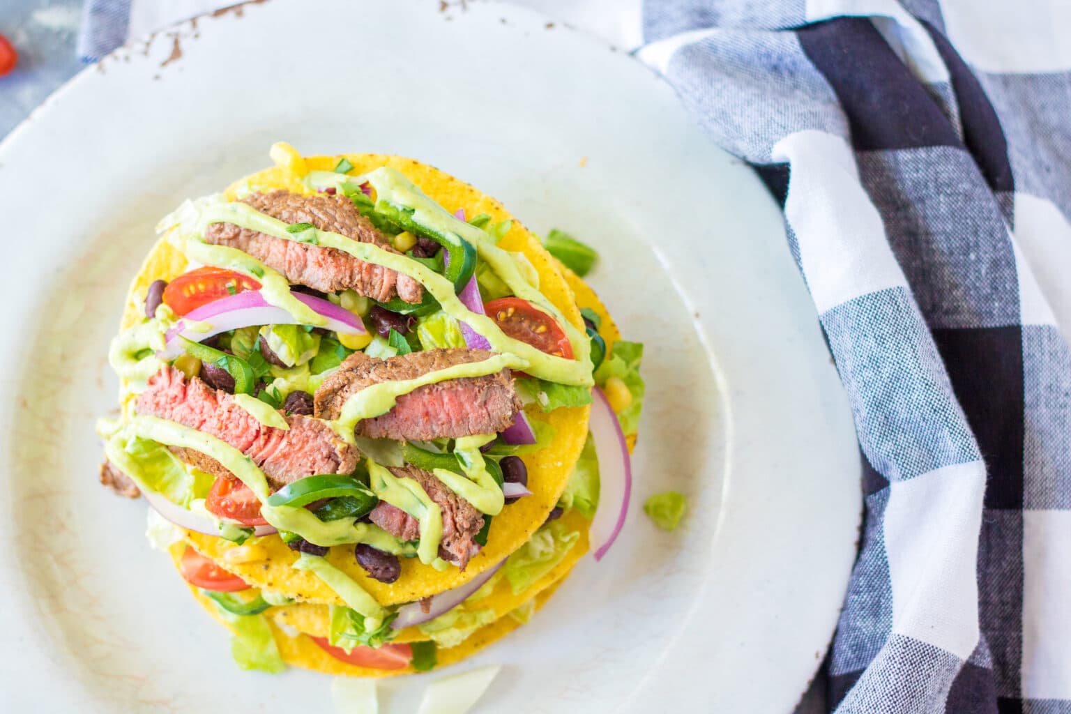 Steak Tostada Salad - Feels Like Home™