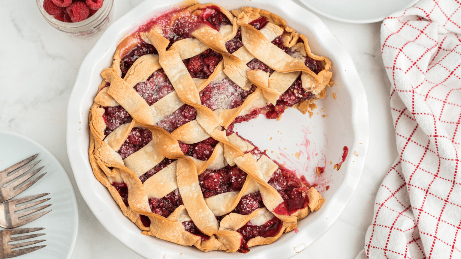 How to Make a Perfect Homemade Raspberry Pie - Feels Like Home™