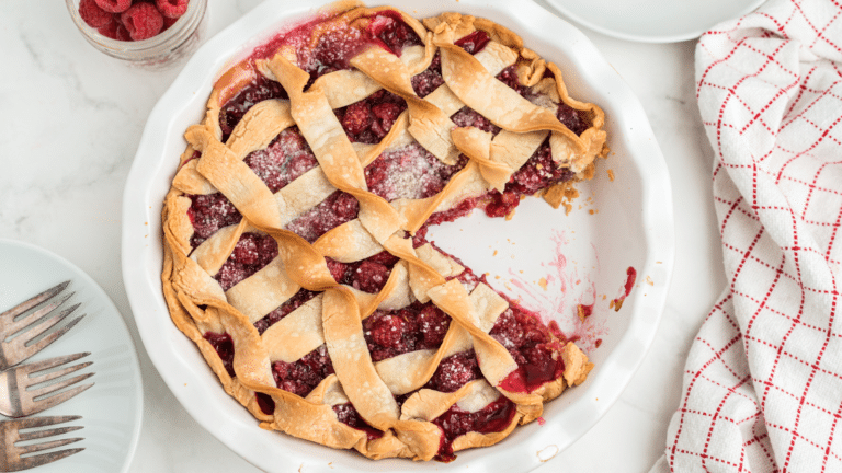How to Make a Perfect Homemade Raspberry Pie - Feels Like Home™