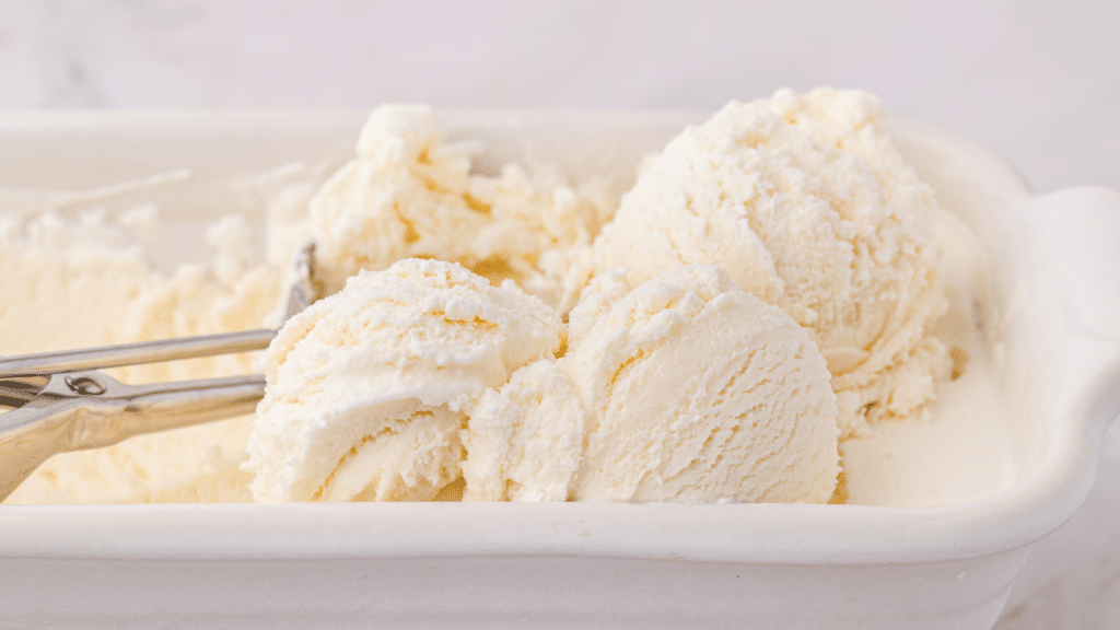 Easy Homemade Vanilla Ice Cream Recipe with a Machine