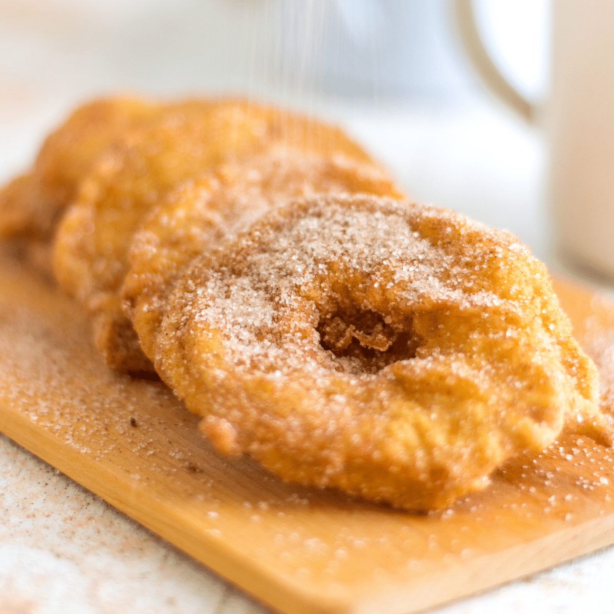 Homemade German Apple Fritters from a Vintage 1910 Cookbook